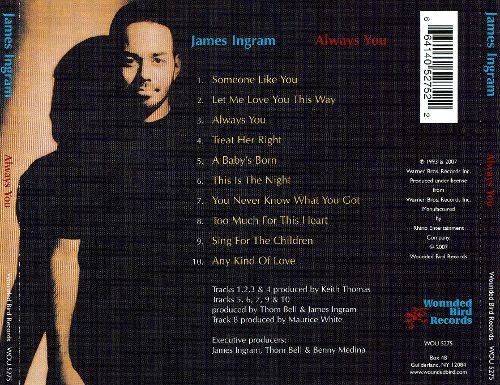 James Ingram Always You : Back | CD Covers | Cover Century | Over 1.000 ...